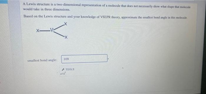 Solved A Lewis structure is a two-dimensional representation | Chegg.com