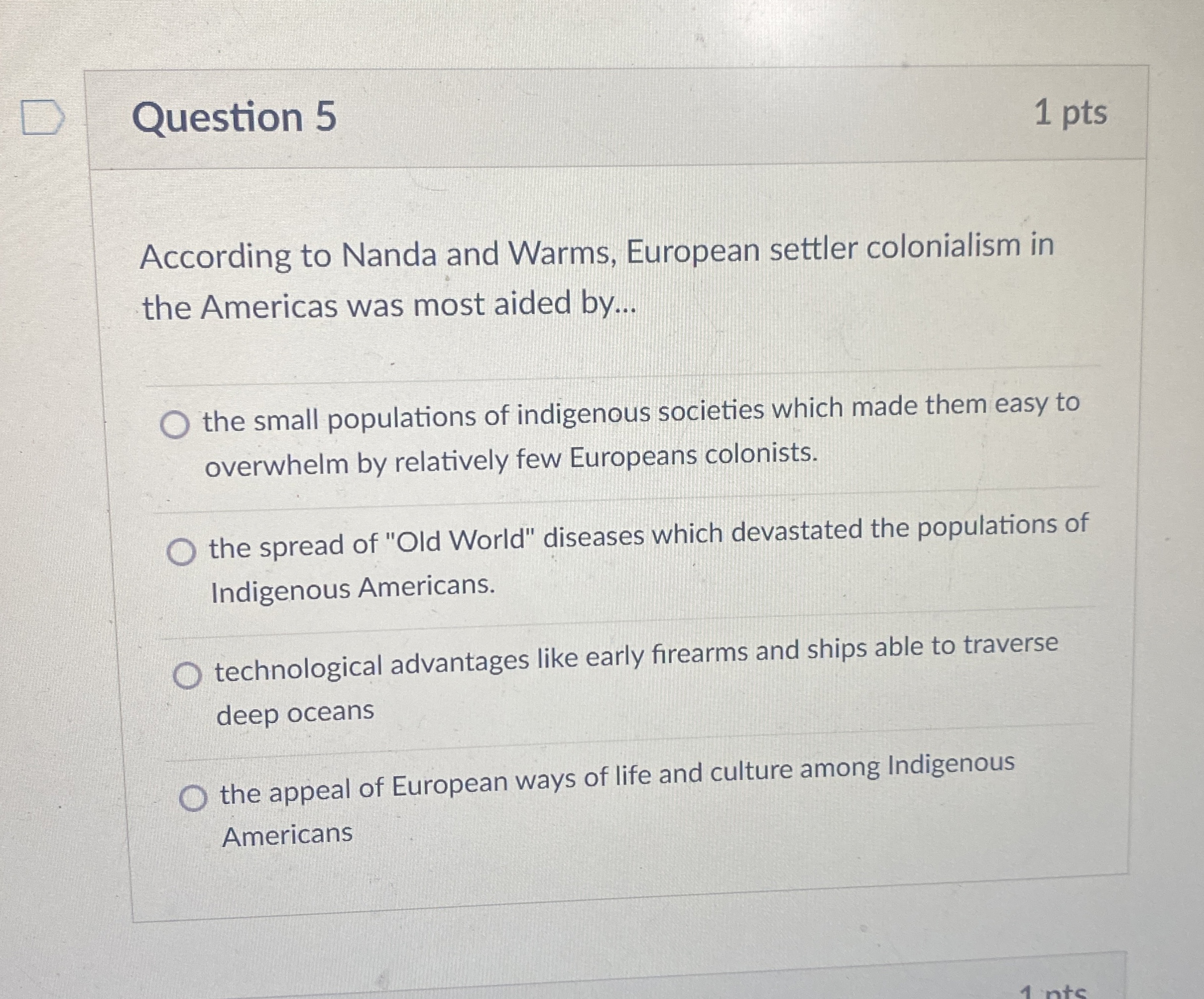 Solved Question 51 ﻿ptsAccording to Nanda and Warms, | Chegg.com