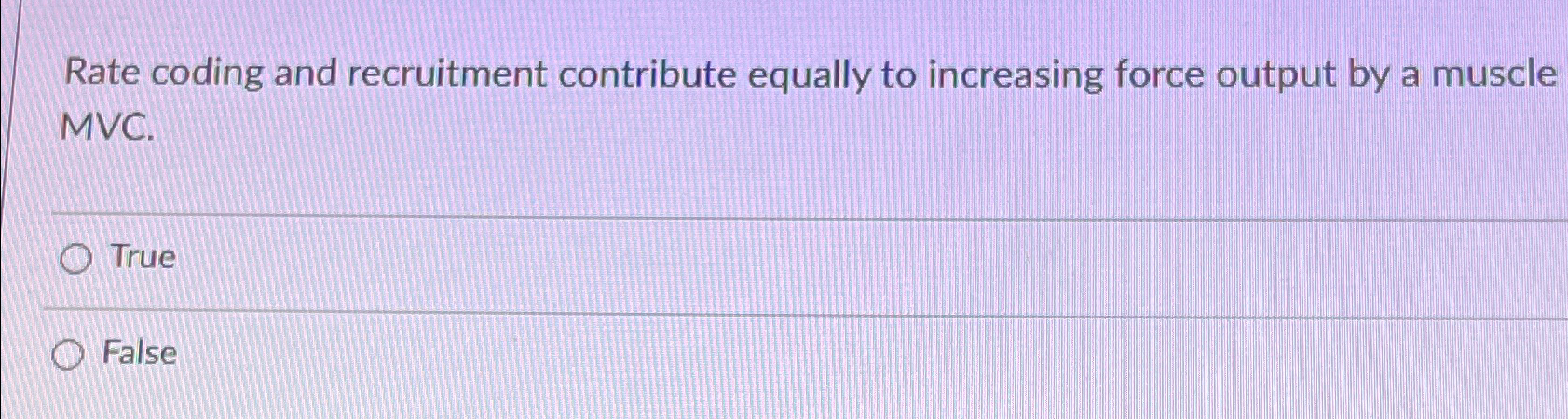 Solved Rate coding and recruitment contribute equally to | Chegg.com
