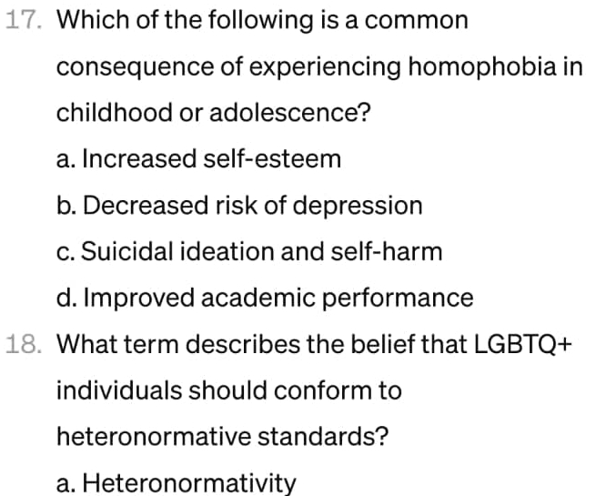 Solved Which of the following is a common consequence of | Chegg.com