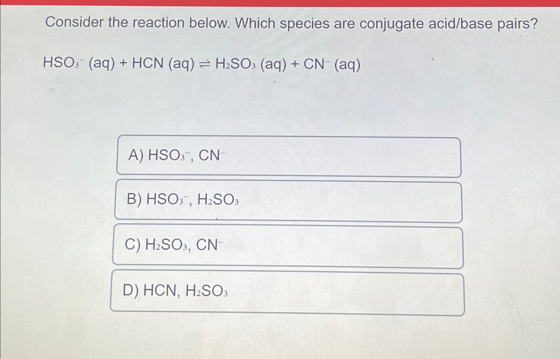 Solved Consider the reaction below. Which species are | Chegg.com