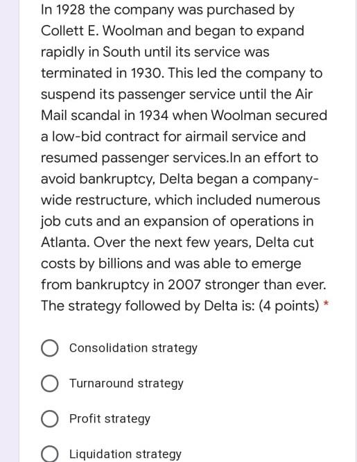 Solved In 1928 the company was purchased by Collett E. | Chegg.com