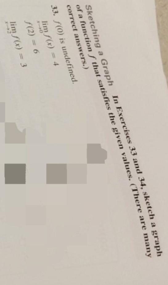 Solved Sketching a Graph In Exercises 33 and 34 , sketch a | Chegg.com