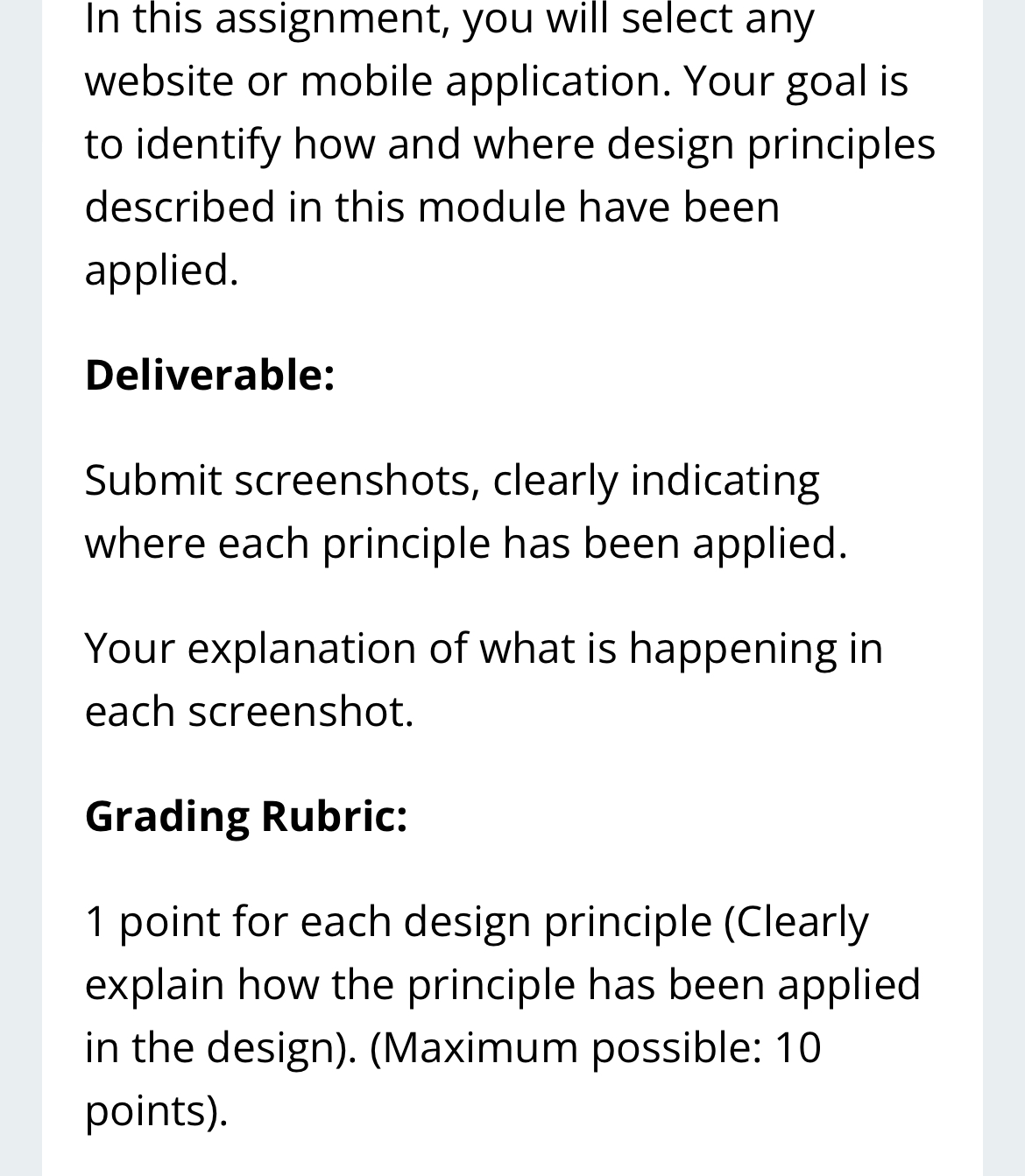 Solved In this assignment, you will select any website or | Chegg.com
