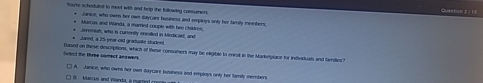 Solved Youre scheduled to meet with and help the following | Chegg.com