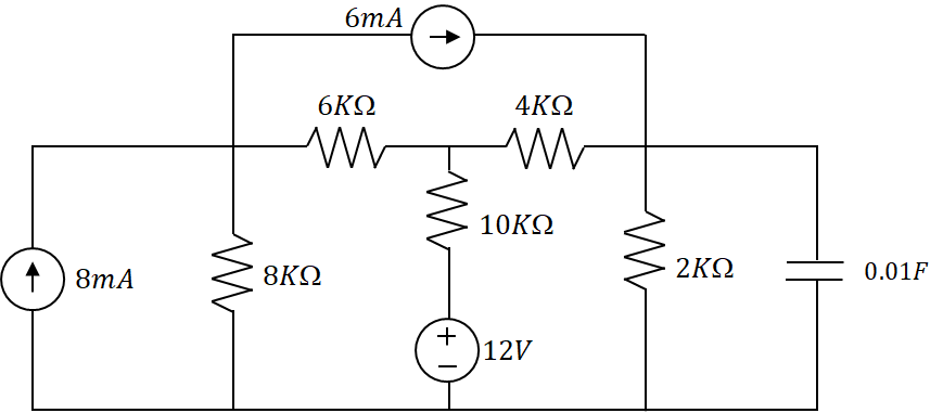 Solved Use Nodal analysis to find voltage across 2k resistor | Chegg.com