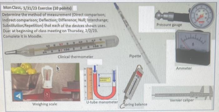 Solved Mon Class, 1/31/23 Exercise (10 points) Determine the | Chegg.com
