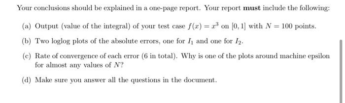 Solved Computing Assignment - Trapezoidal rule Required | Chegg.com