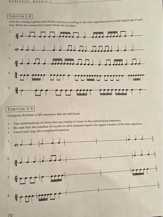 Solved W OMKA0ON MD DULE 2 Exercise 2.8) Add the missing | Chegg.com