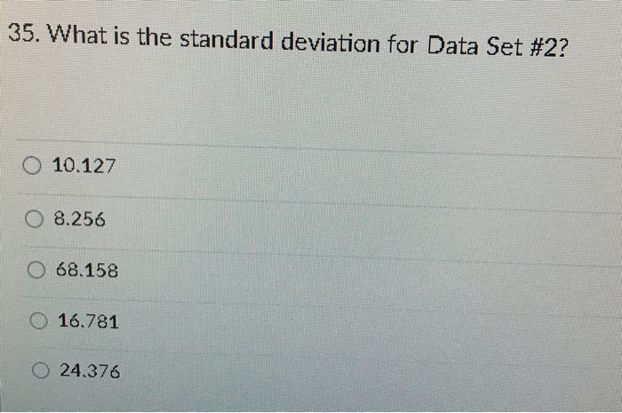 Solved Here is Data Set #2 again: Apparent Limits Frequency | Chegg.com