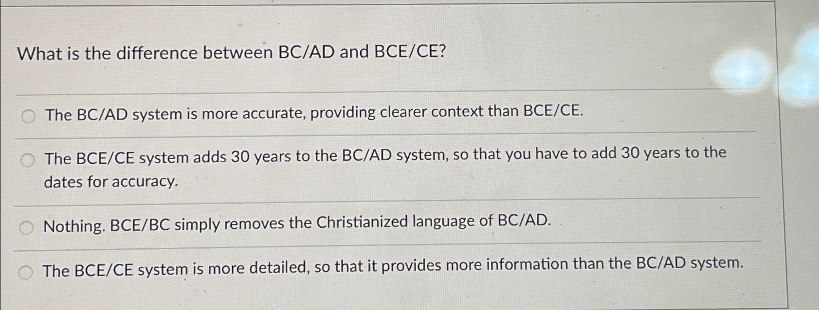 Solved What is the difference between BCAD ﻿and BCECE ?The | Chegg.com