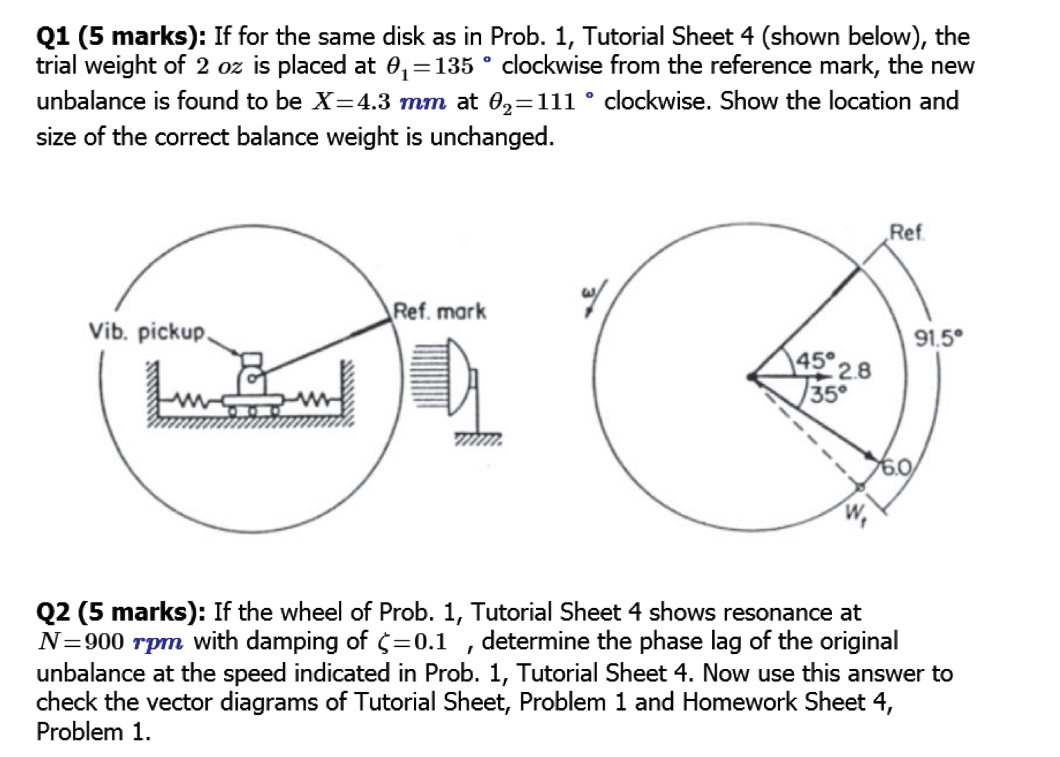 Q1 (5 ﻿marks): If for the same disk as in Prob. 1, | Chegg.com