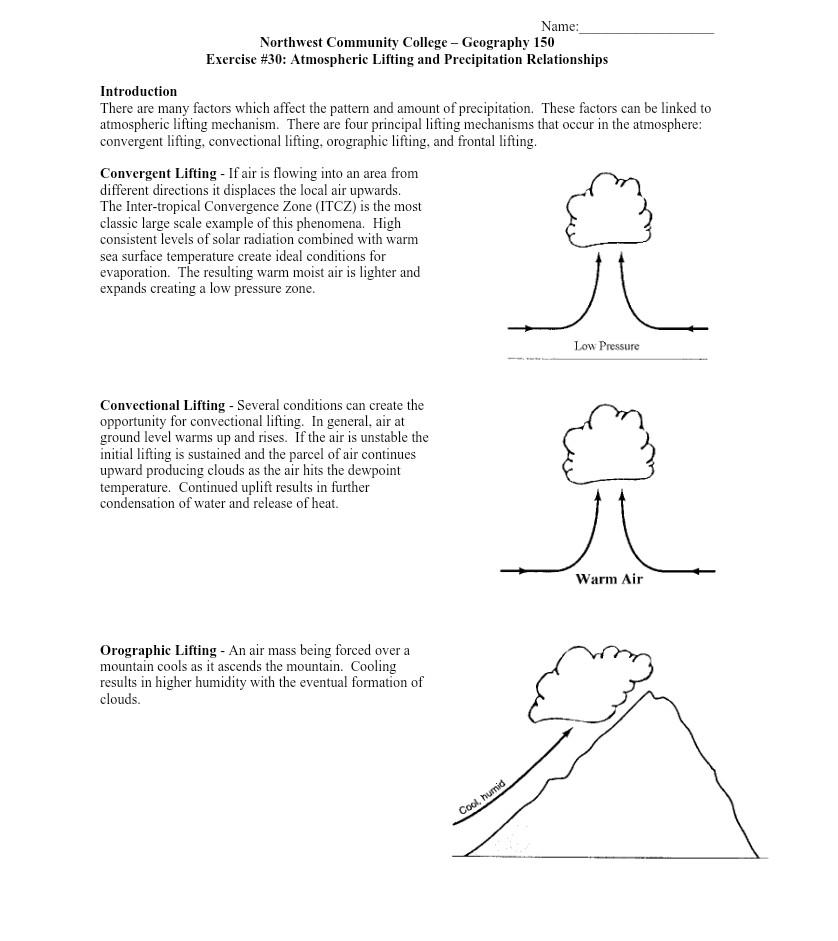 Solved Name: Northwest Community College - Geography 150 | Chegg.com