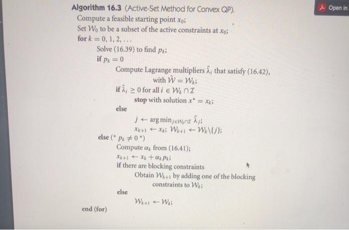 16.10 For each of the alternative choices of initial | Chegg.com