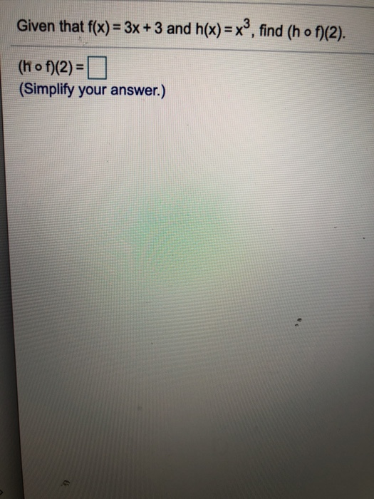 Solved Let f(x) = 4x - 1 and g(x)=x? - 2. Find (fog)( - 7). | Chegg.com