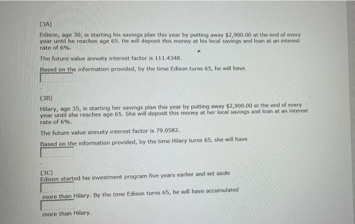 Solved (3A) Edison, age 30, is starting his savings plan | Chegg.com