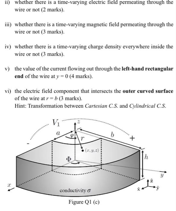 Solved A circular bend in a rectangular cross-section of | Chegg.com