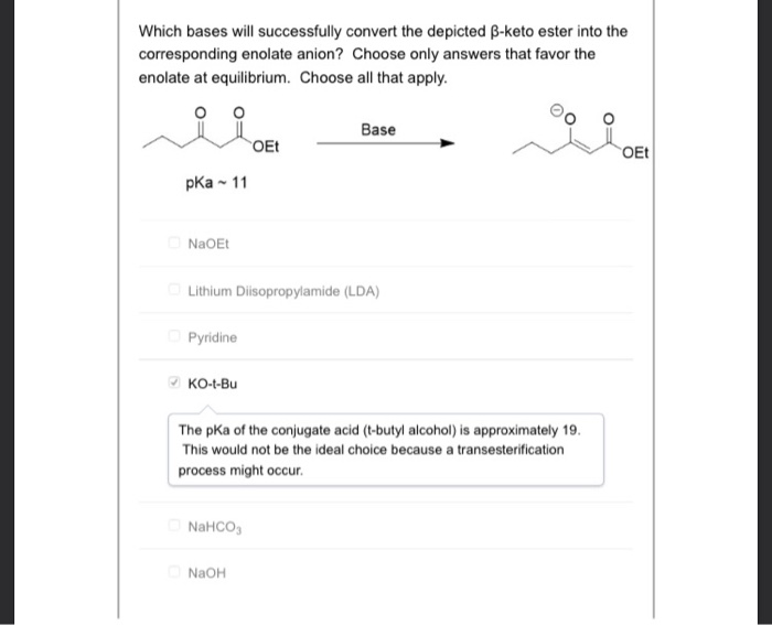 Solved Which bases will successfully convert the depicted | Chegg.com