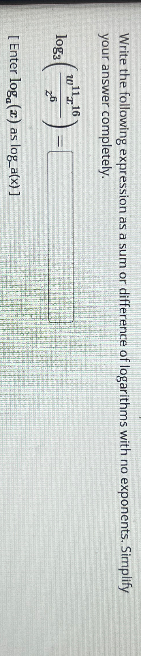 Solved Write the following expression as a sum or difference | Chegg.com