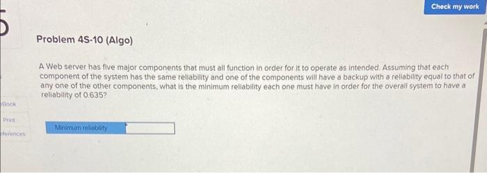 A Web server has five major components that must all | Chegg.com