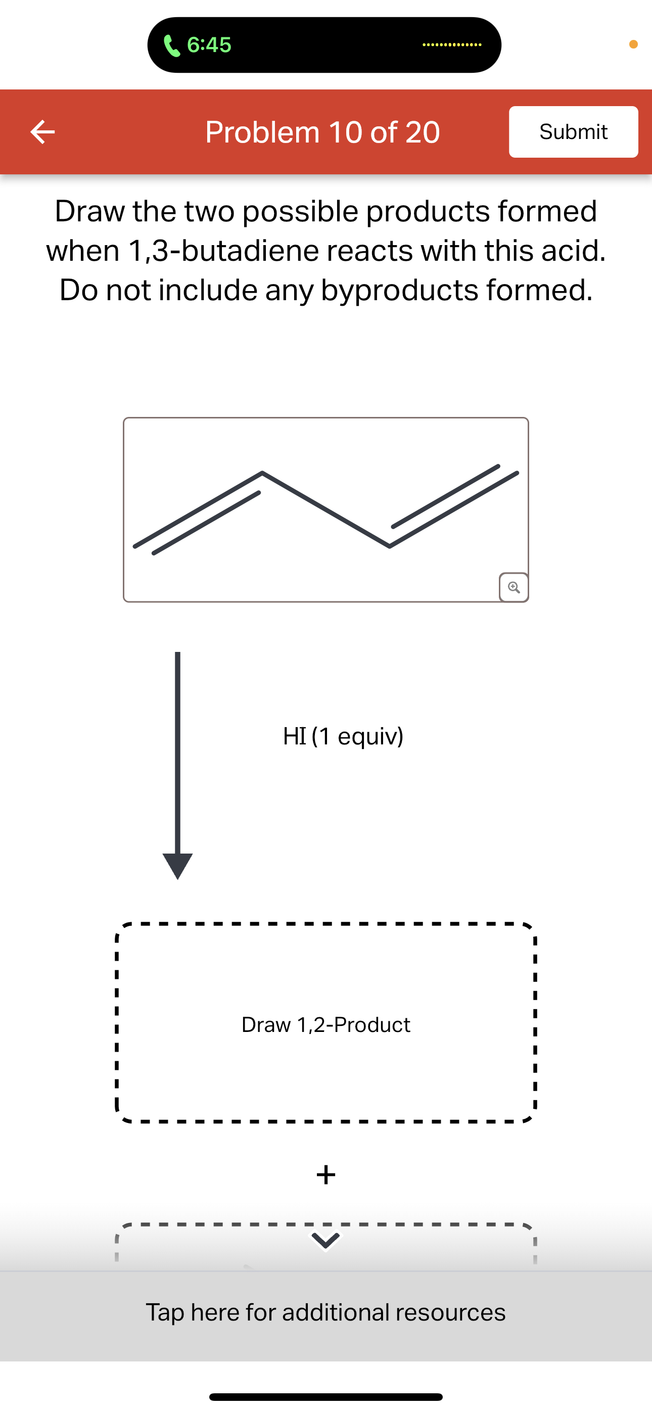 Solved Draw the two possible products formedwhen | Chegg.com