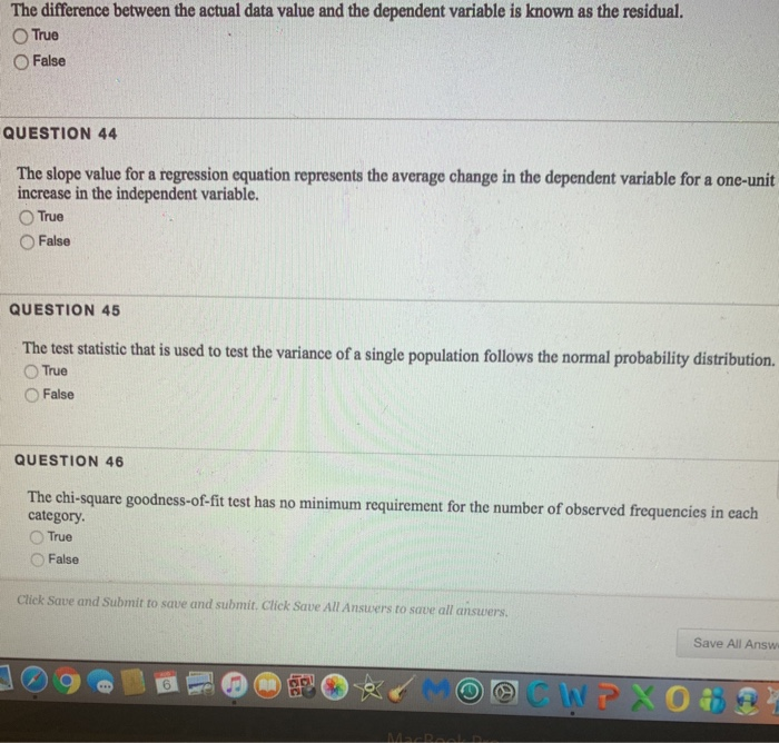 Solved The difference between the actual data value and the | Chegg.com