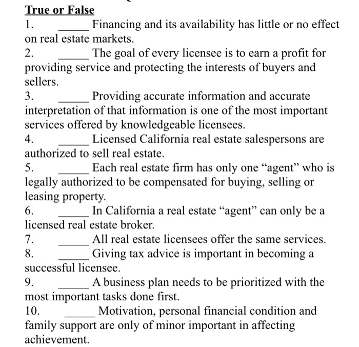 Solved True Or False Financing And Its Availability Has Chegg solved-true-or-false-financing-and-its-availability-has-chegg