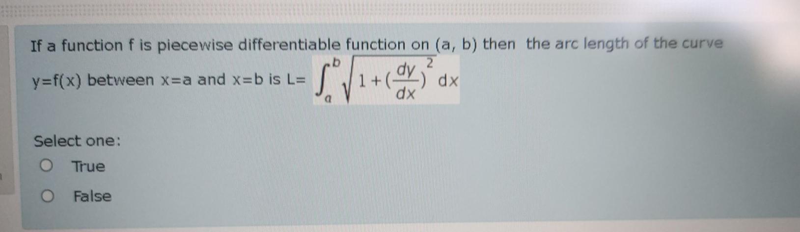 Solved If a function f is piecewise differentiable function | Chegg.com