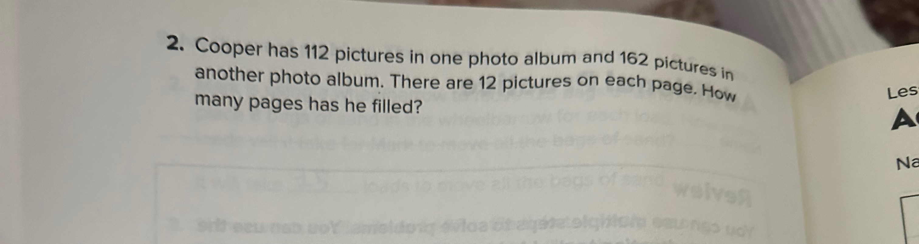 Solved Cooper has 112 ﻿pictures in one photo album and 162 | Chegg.com