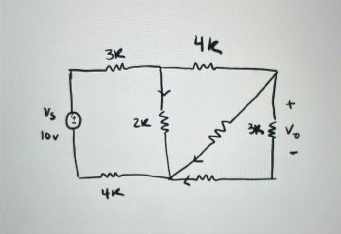 In the following circuit use linearity method to find | Chegg.com
