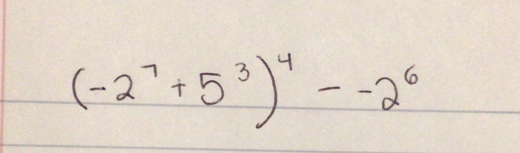 Solved (-27+53)4--26 | Chegg.com