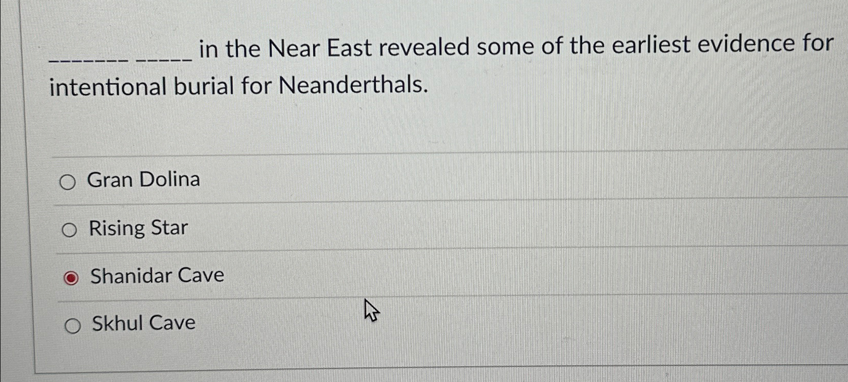 Solved in the Near East revealed some of the earliest | Chegg.com