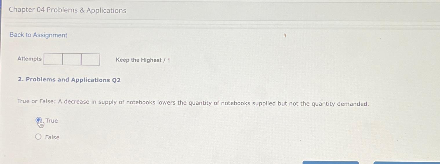 Solved Chapter 04 ﻿Problems & ApplicationsBack to | Chegg.com