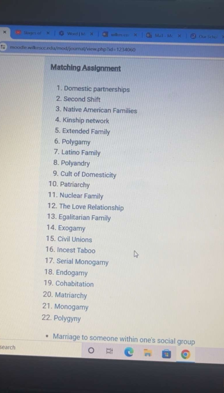 Solved moodle.wilkesociedu/mod/joumal/view.php?id | Chegg.com