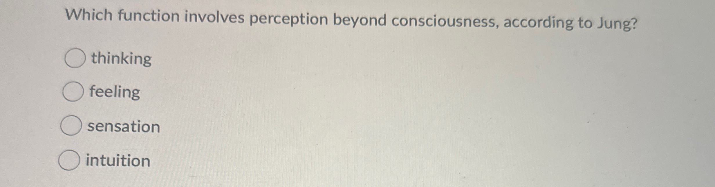 Solved Which function involves perception beyond | Chegg.com