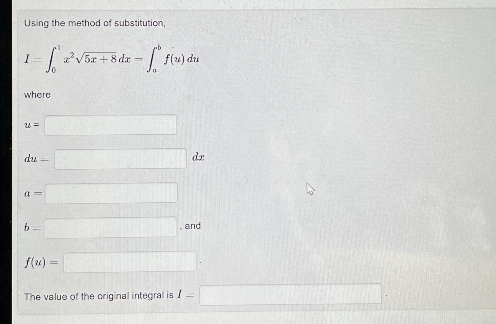 Solved Using the method of | Chegg.com