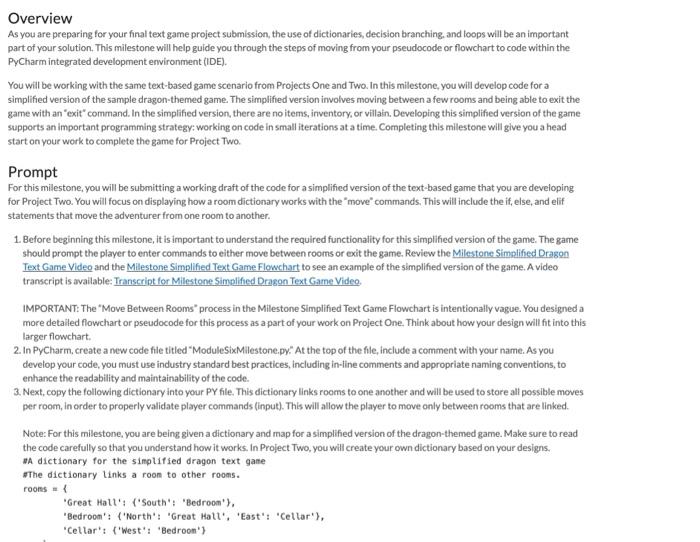 Solved Overview As you are preparing for your final text | Chegg.com