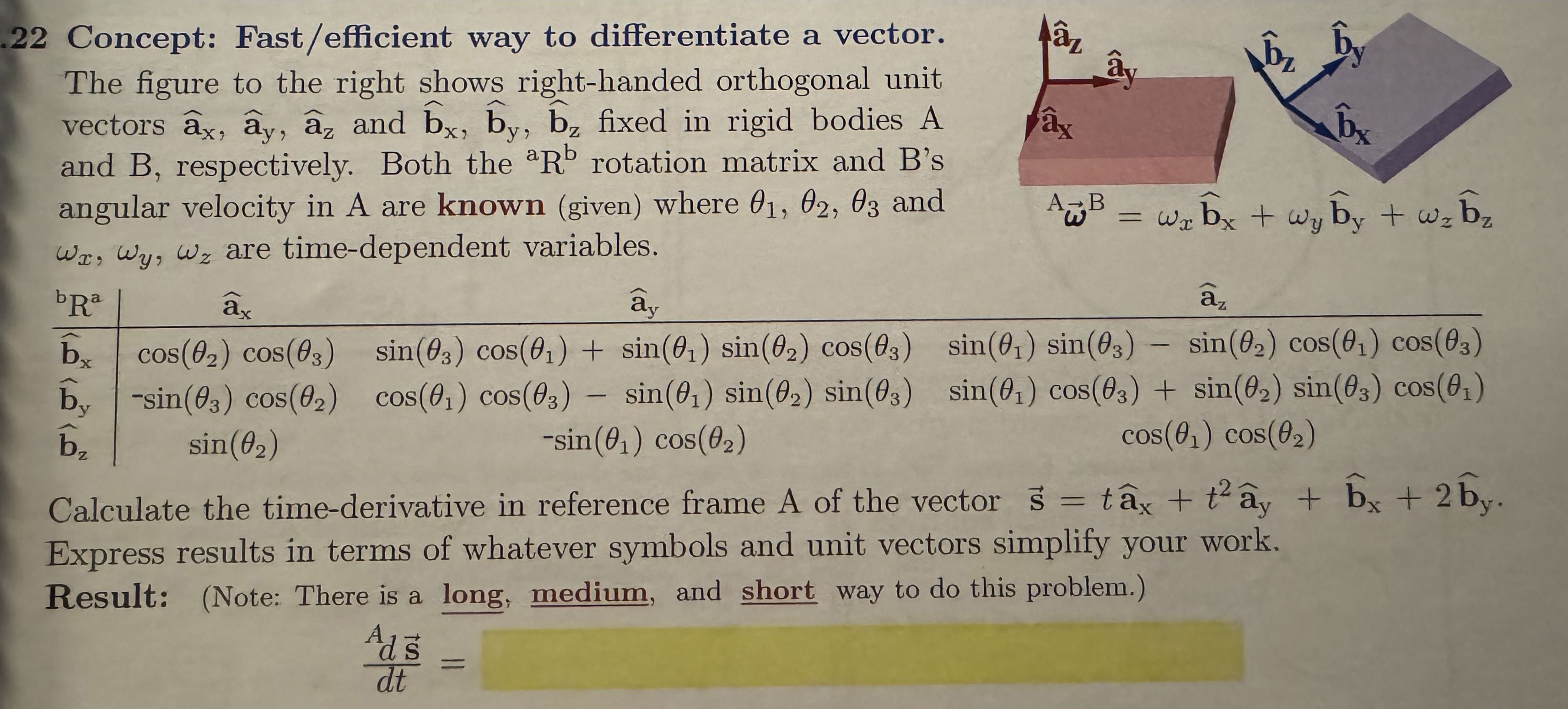 22 ﻿Concept: Fast/efficient way to differentiate a | Chegg.com