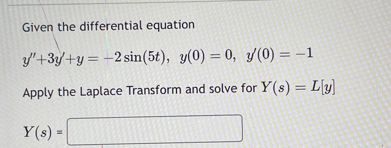 Solved Given the differential | Chegg.com