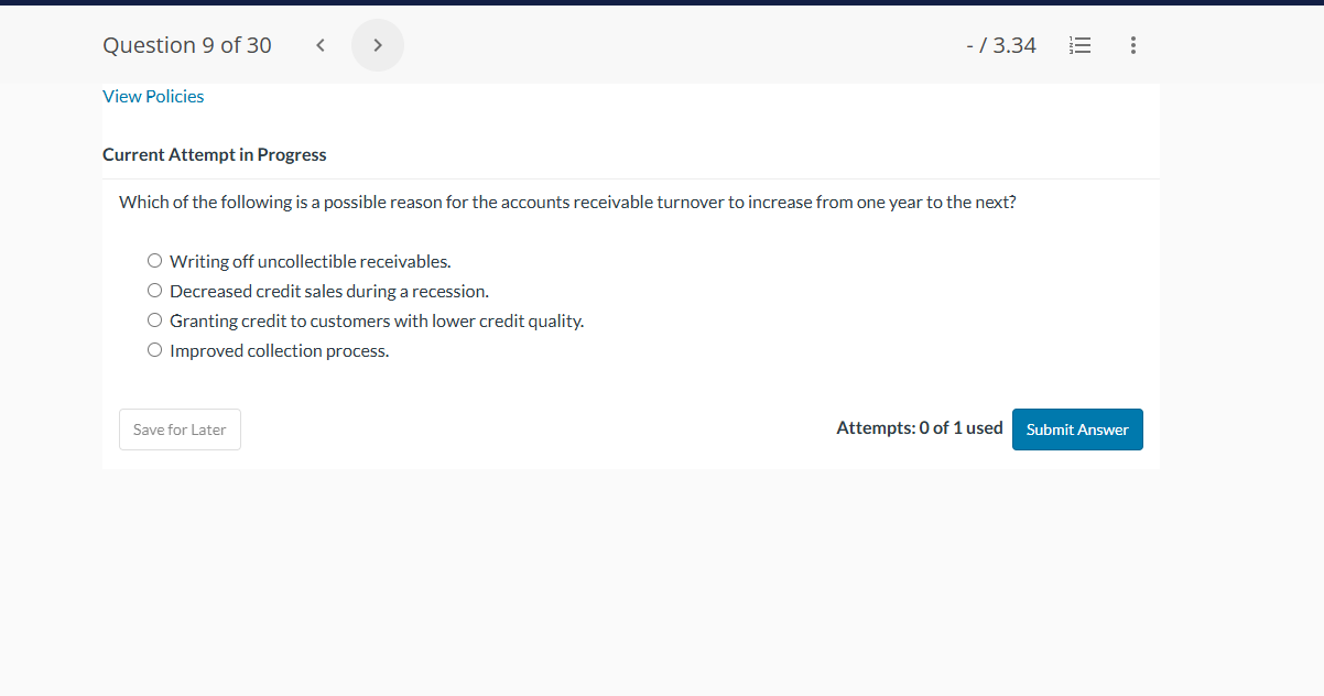 Solved Current Attempt in ProgressWhich of the following is | Chegg.com