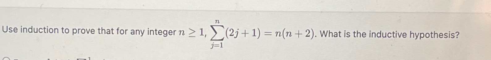 Solved Use induction to prove that for any integer | Chegg.com