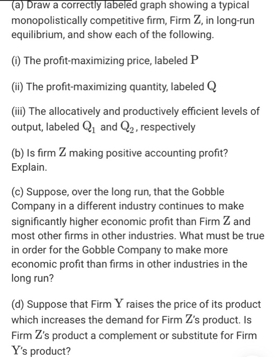 Solved (a) Draw a correctly labeled graph showing a typical | Chegg.com