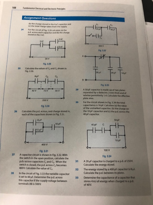 Solved Fundamental Electrical and Electronic Principles | Chegg.com