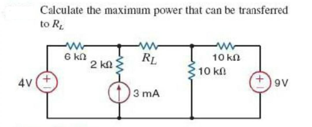 Solved Calculate the maximum power that can be transferred | Chegg.com