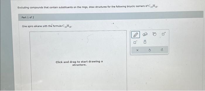 Solved Excluding compounds that contain substituents on the | Chegg.com