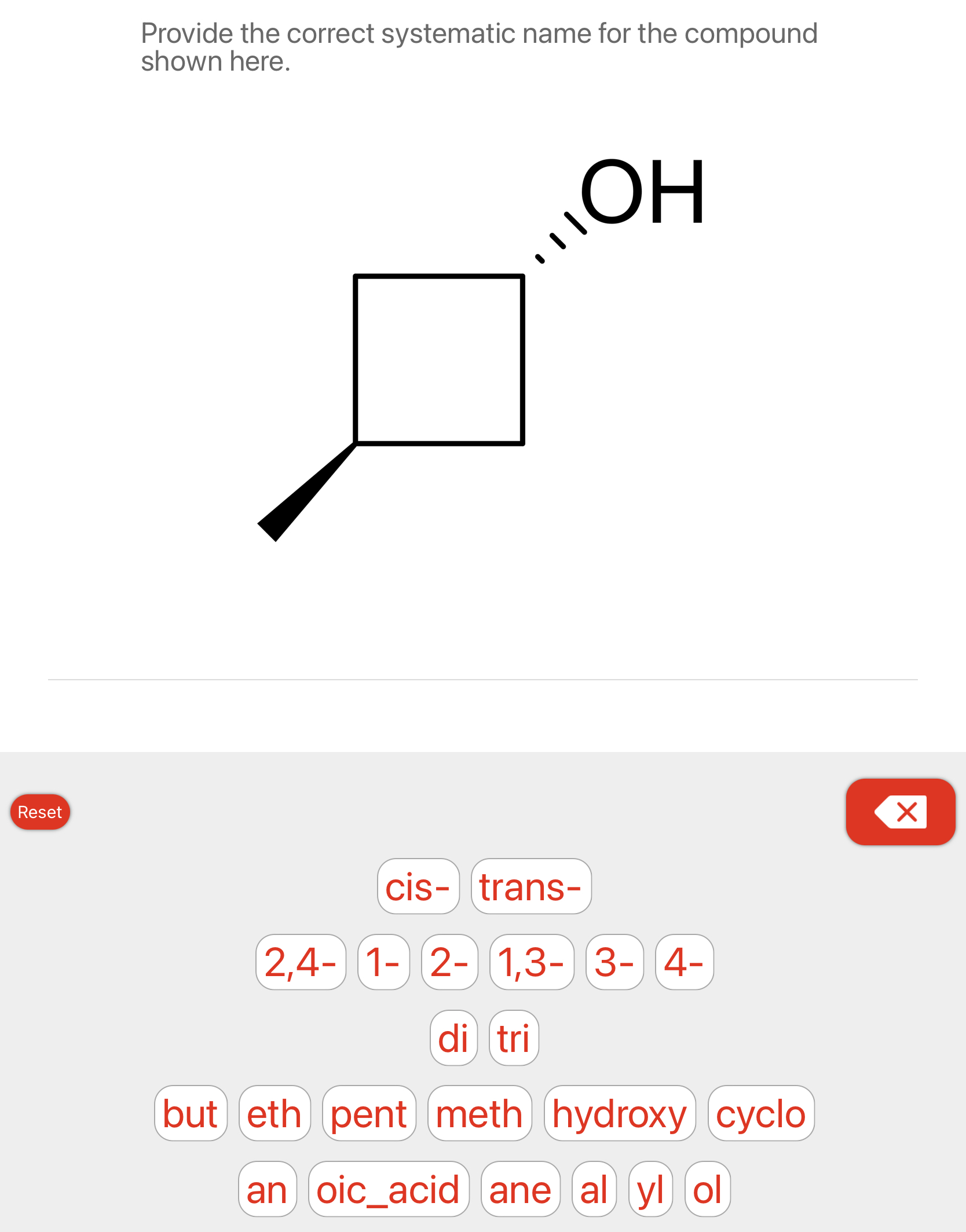 Solved Provide the correct systematic name for the | Chegg.com Solved Provide the correct systematic name for the | Chegg.com