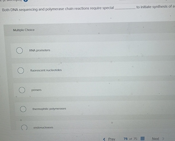 Solved Both DNA sequencing and polymerase chain reactions | Chegg.com