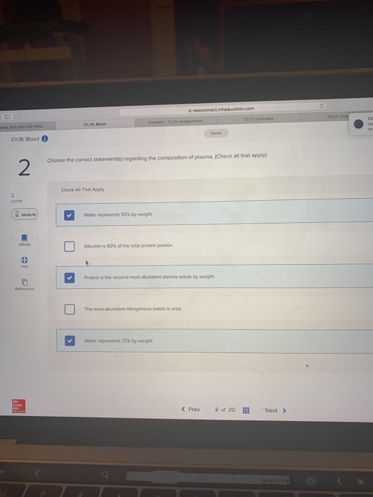 Solved newconnecteducation.com Connect To Do Ch17 Concepts | Chegg.com