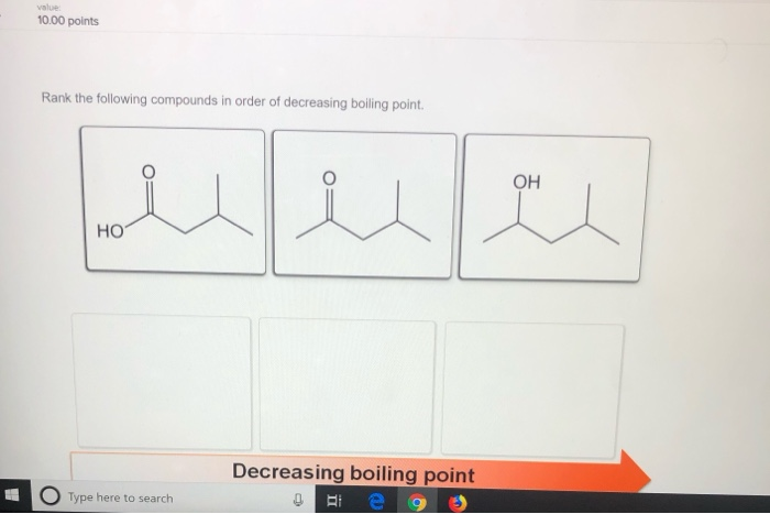 Solved Rank the following compounds in order of decreasing | Chegg.com