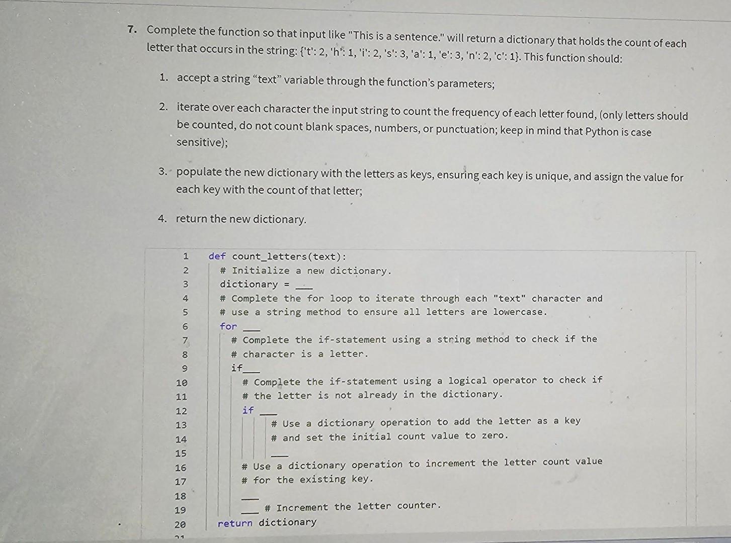 Solved Fill In The Blank To Complete The squares Function Chegg